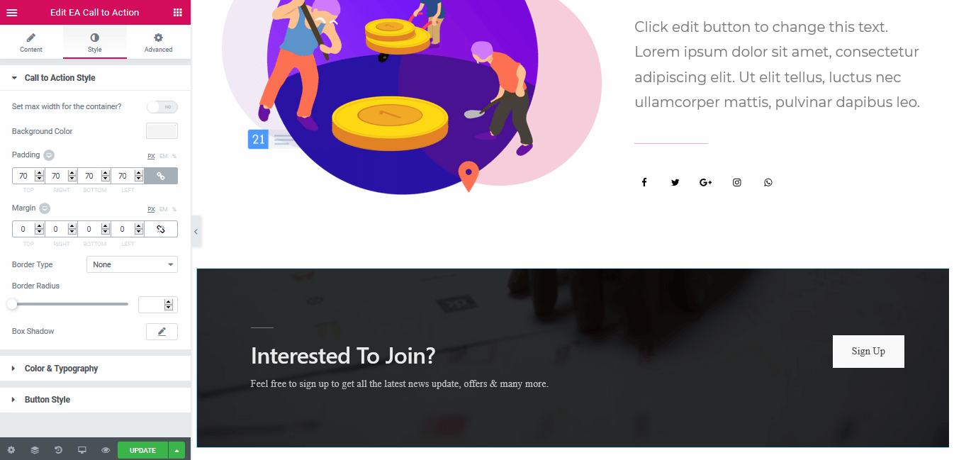 Call To Action | Essential Addons for Elementor