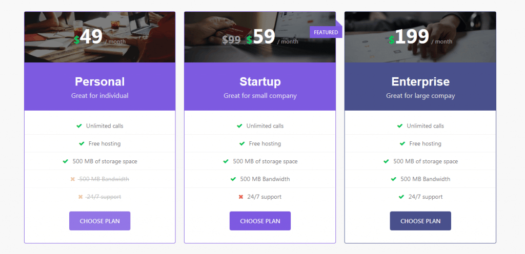 Pricing Table | Essential Addons for Elementor