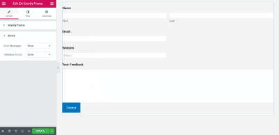 EA Gravity Forms | Essential Addons for Elementor