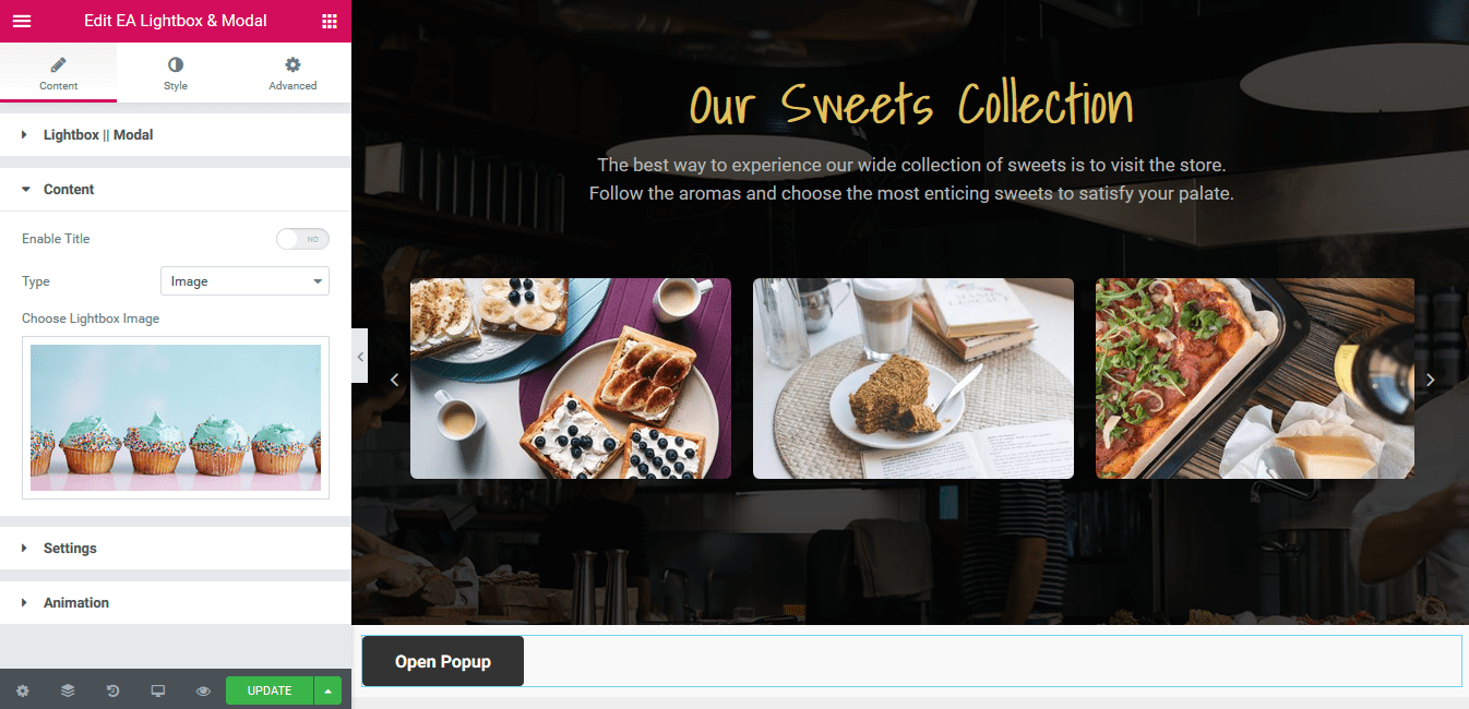 Lightbox & Modal | Essential Addons for Elementor