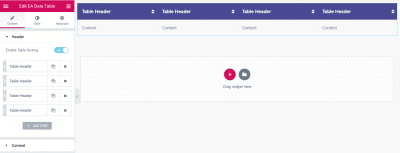 Data Table | Essential Addons for Elementor