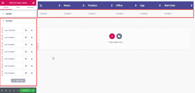 Data Table | Essential Addons for Elementor