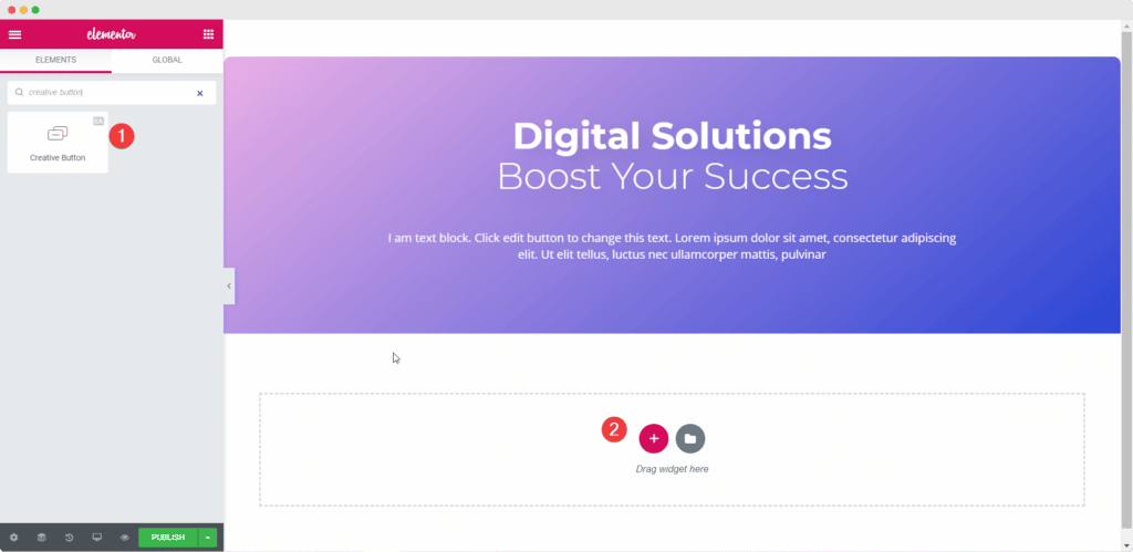 Creative Buttons | Essential Addons for Elementor