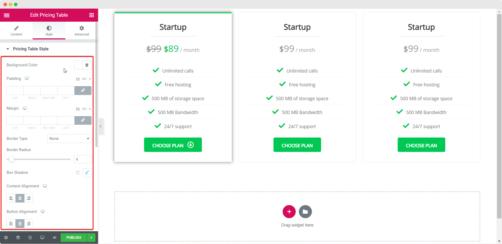 Pricing Table | Essential Addons for Elementor