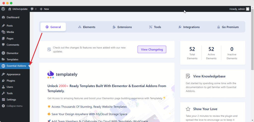 Installing Plugin | Essential Addons for Elementor