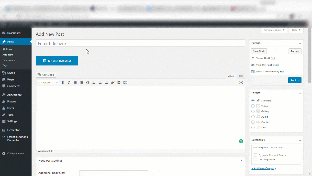 Using Elements | Essential Addons for Elementor