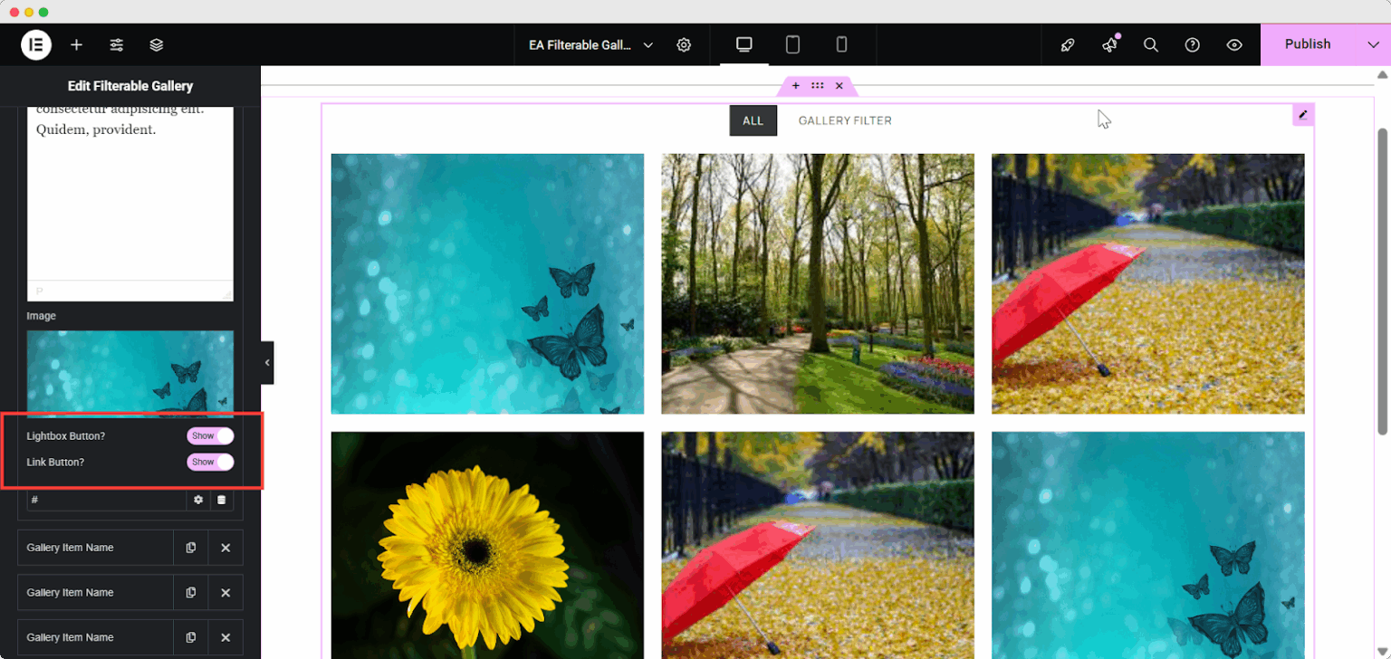 EA Filterable Gallery | Essential Addons for Elementor