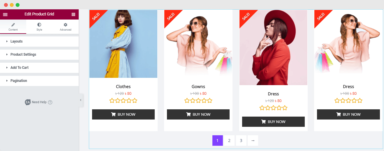 WooCommerce Product Grid | Essential Addons for Elementor