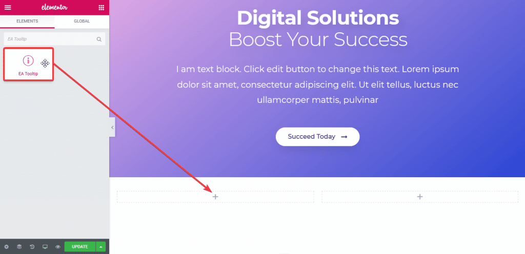 Tooltip | Essential Addons for Elementor
