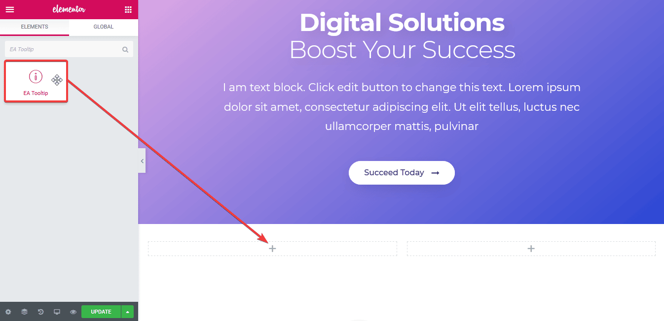 Tooltip | Essential Addons for Elementor