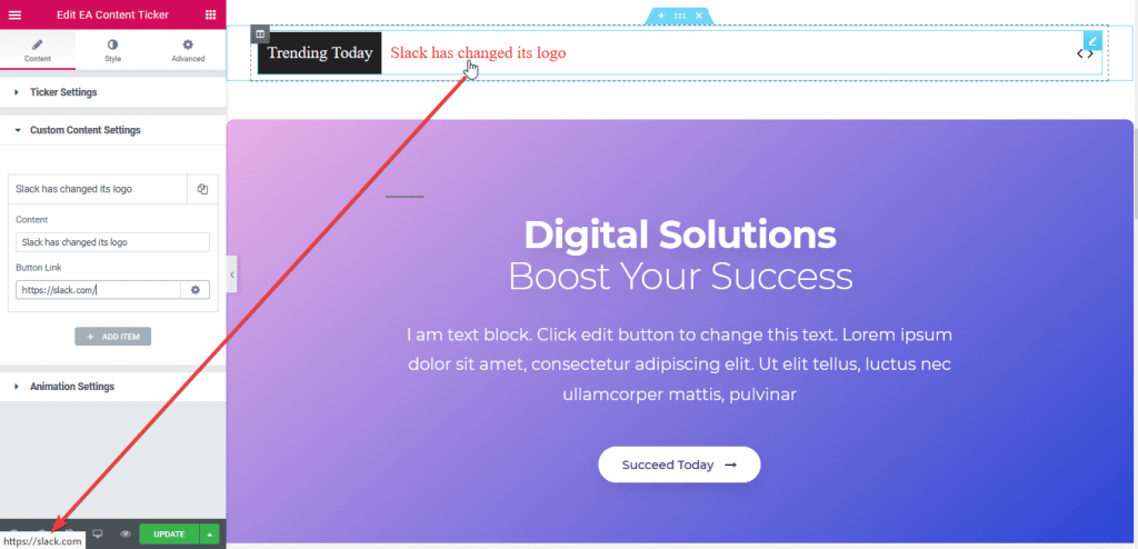 Content Ticker | Essential Addons for Elementor