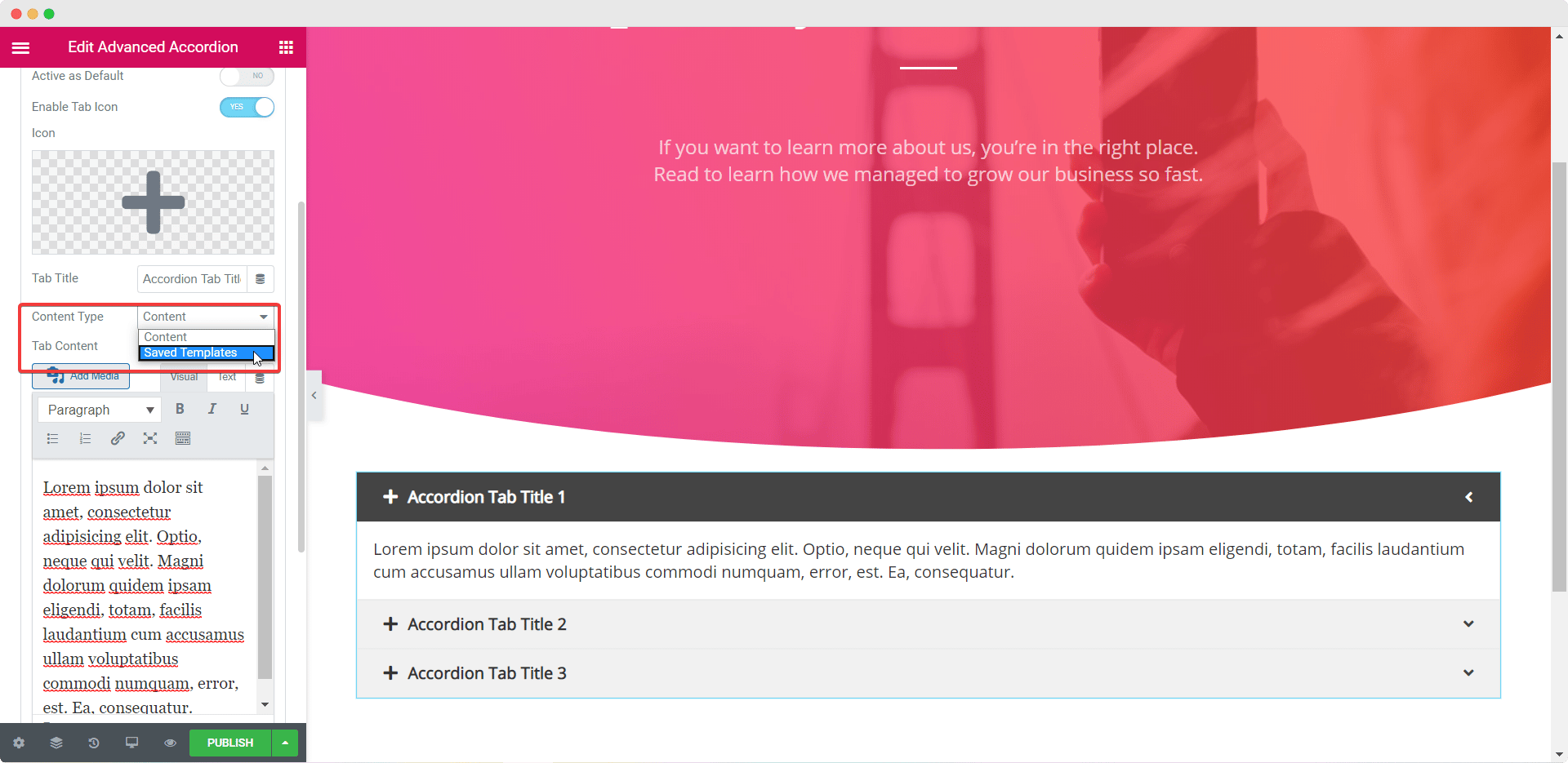 Advanced Accordion | Essential Addons for Elementor