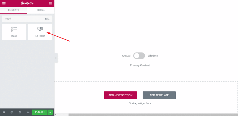 Content Toggle | Essential Addons for Elementor