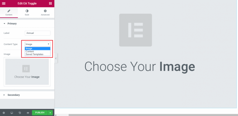 Content Toggle | Essential Addons for Elementor