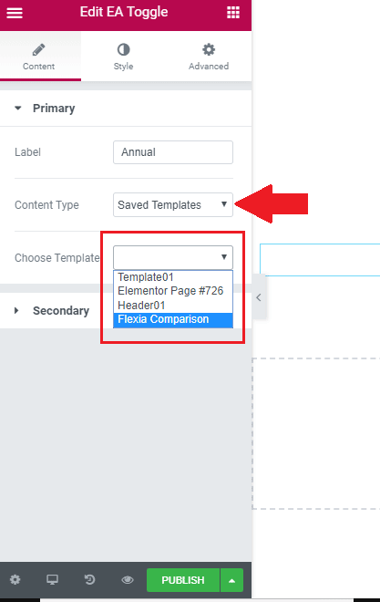 Content Toggle | Essential Addons for Elementor