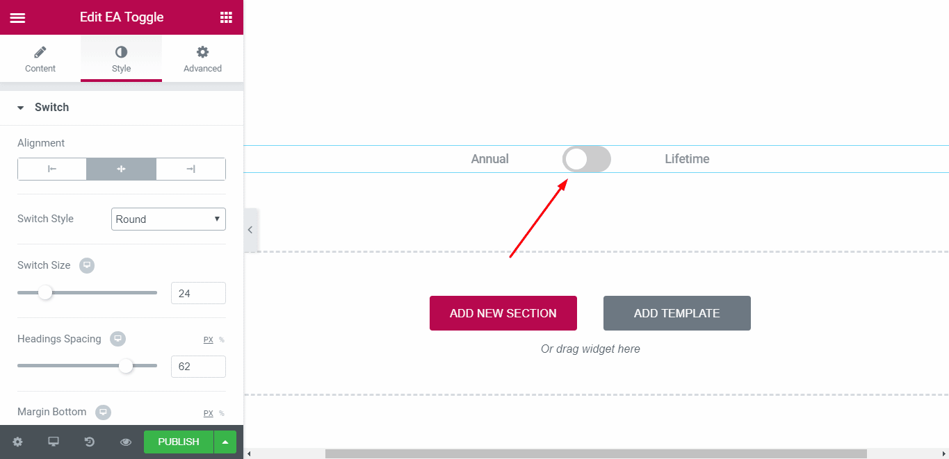 Content Toggle | Essential Addons for Elementor