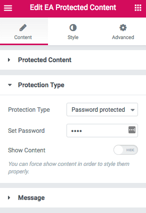 ea-protected-content-password | Essential Addons for Elementor