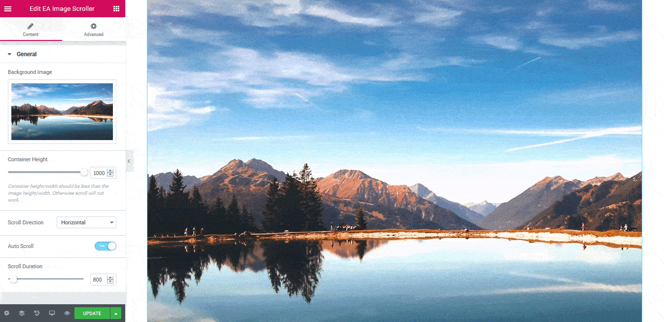 EA Image Scroller | Essential Addons for Elementor