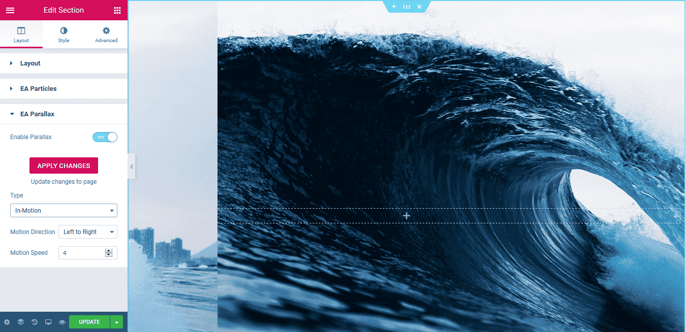 EA Parallax | Essential Addons for Elementor