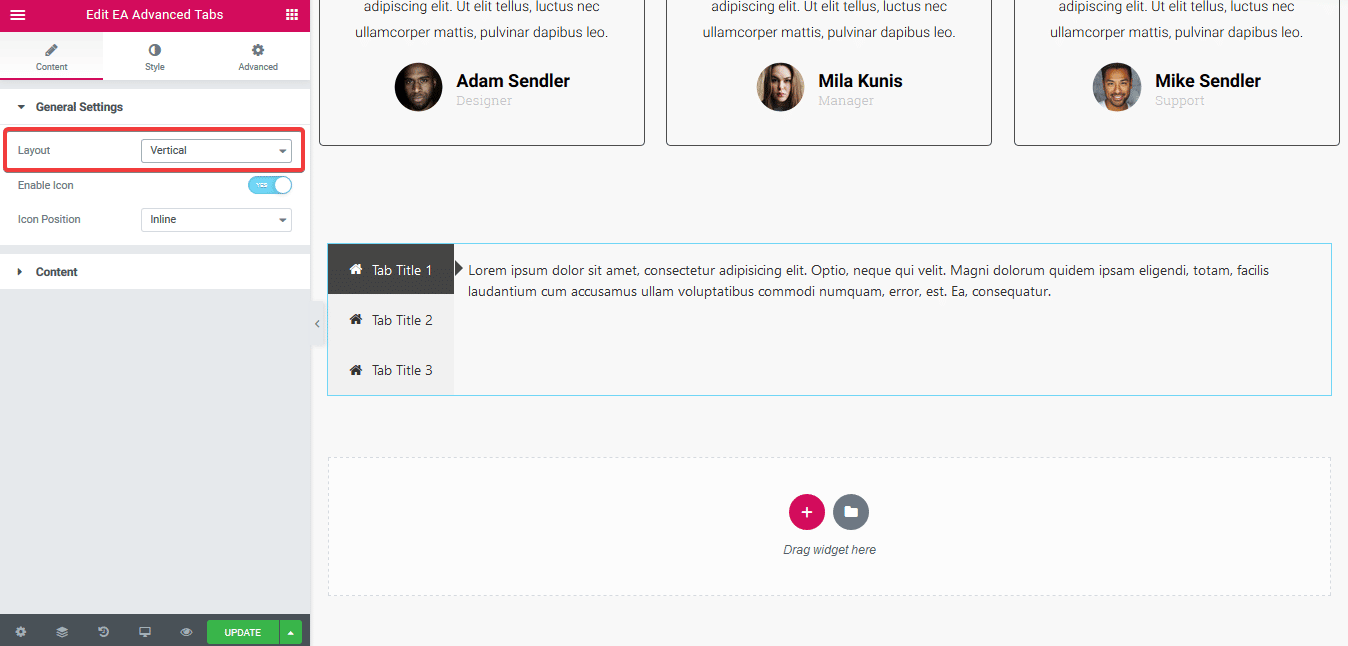 Nested Advanced Tabs | Essential Addons for Elementor