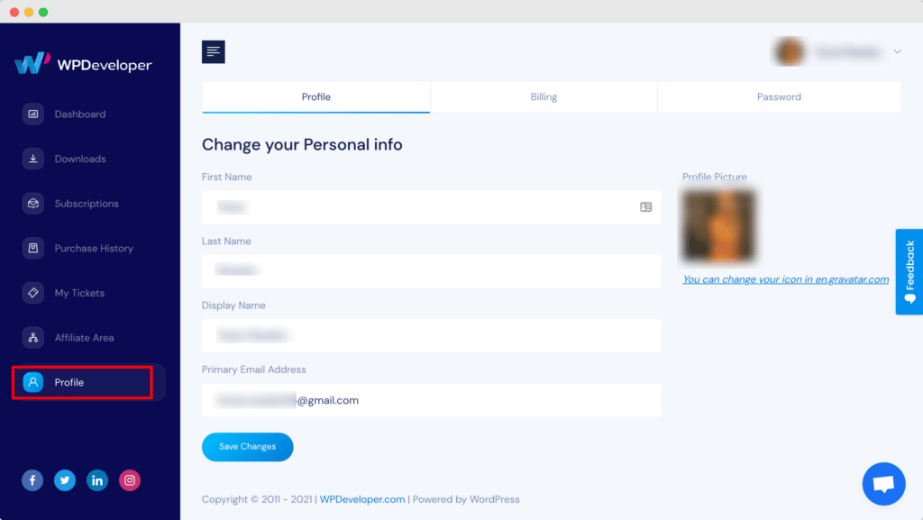 Profile | Essential Addons for Elementor