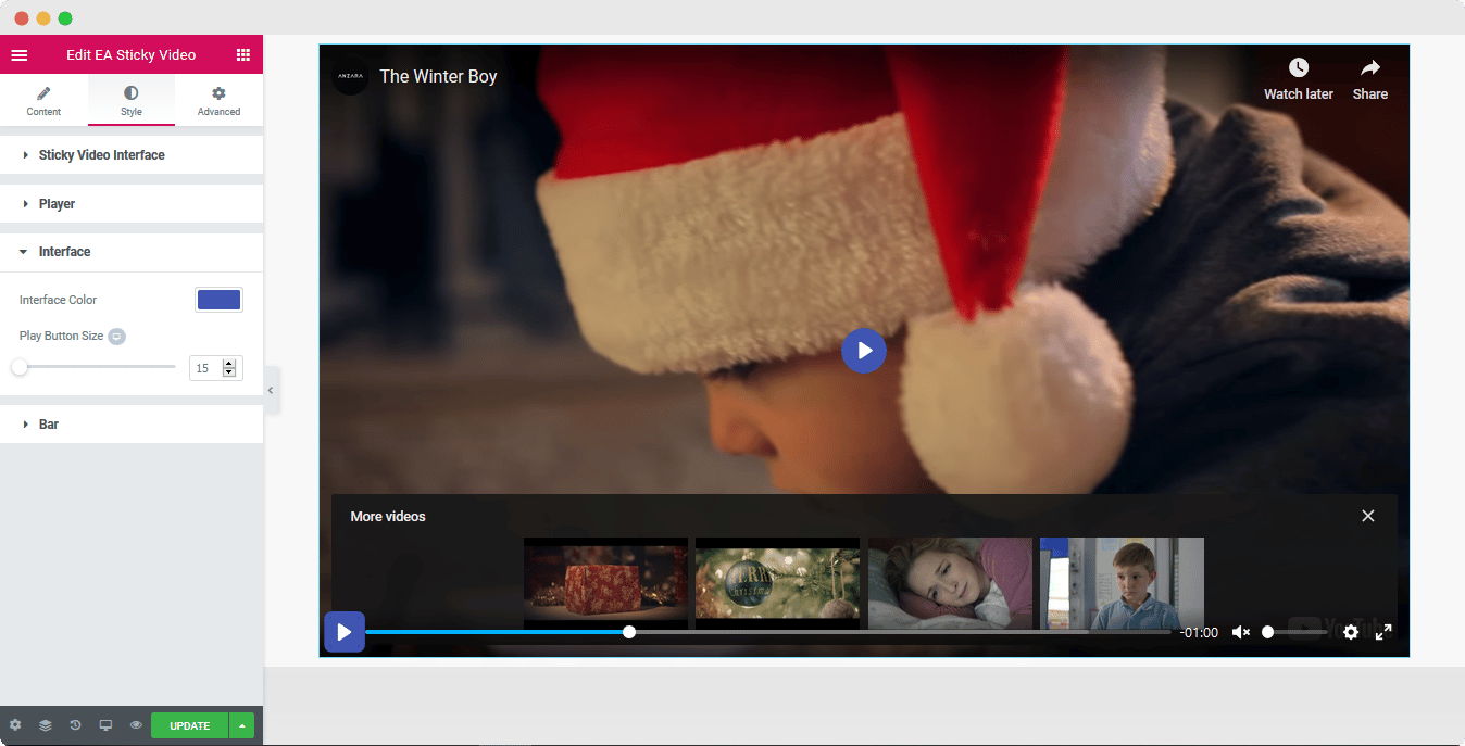 Sticky Video | Essential Addons for Elementor