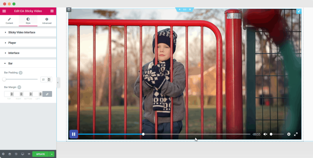 Sticky Video | Essential Addons for Elementor