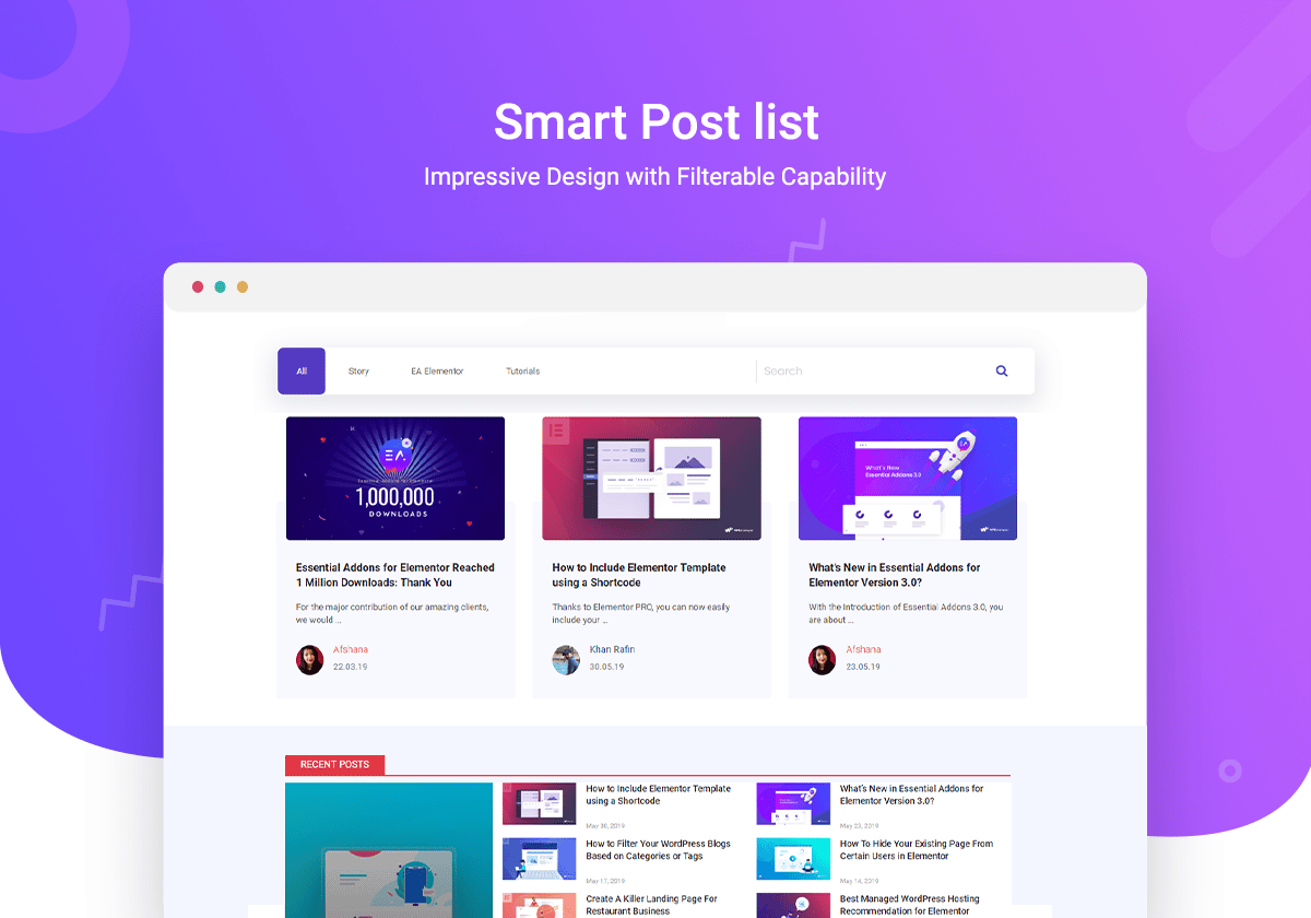 EA Smart Post list for Elementor | Essential Addons for Elementor