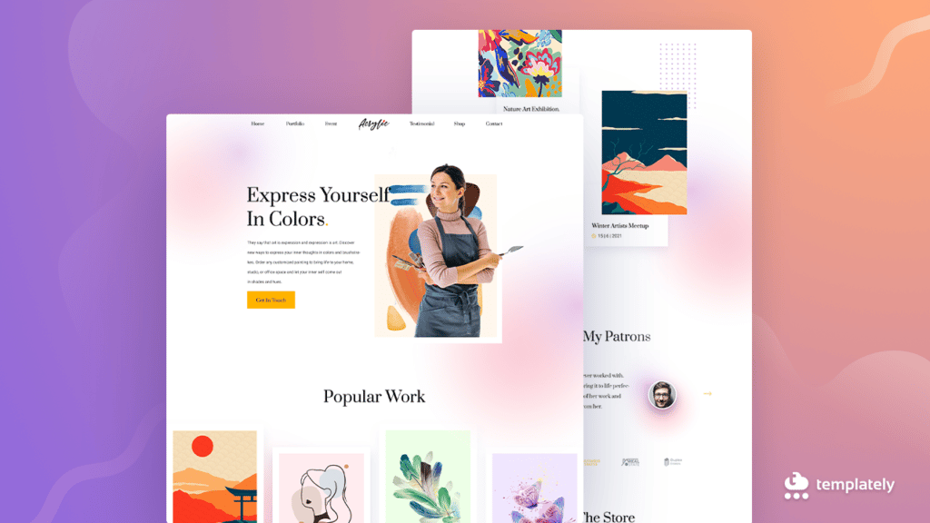 How To Create A WordPress Portfolio Website For Artist Without Any ...