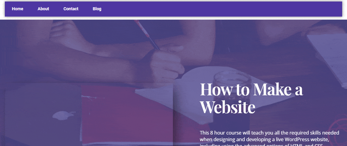 Simple Menu | Essential Addons for Elementor