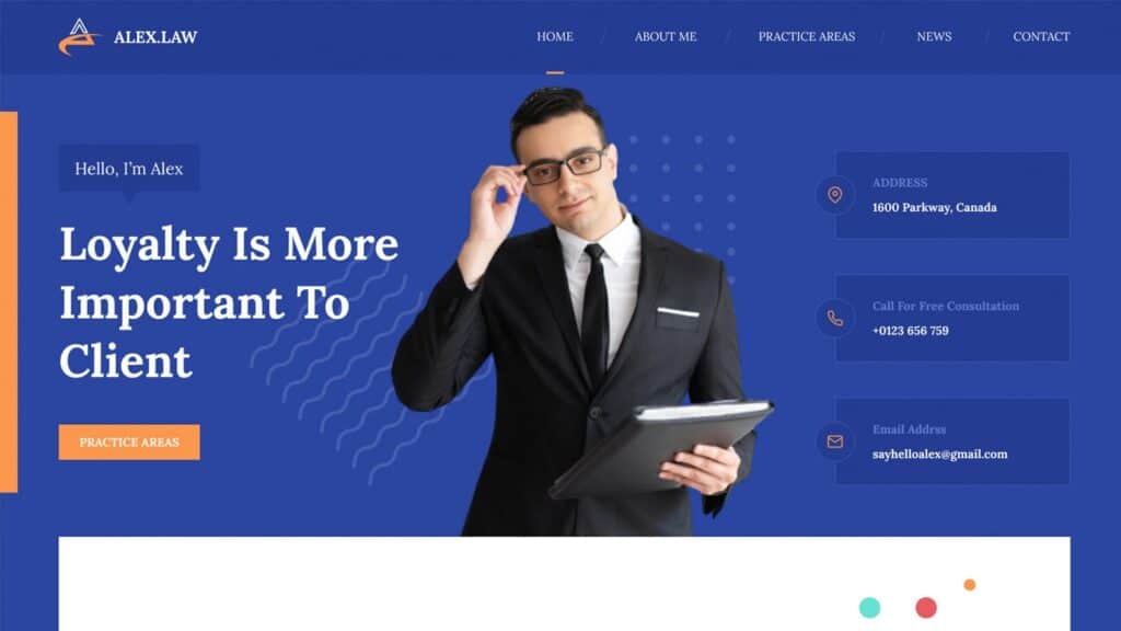 How To Create Your Own Lawyer Portfolio Website In 5 Minutes