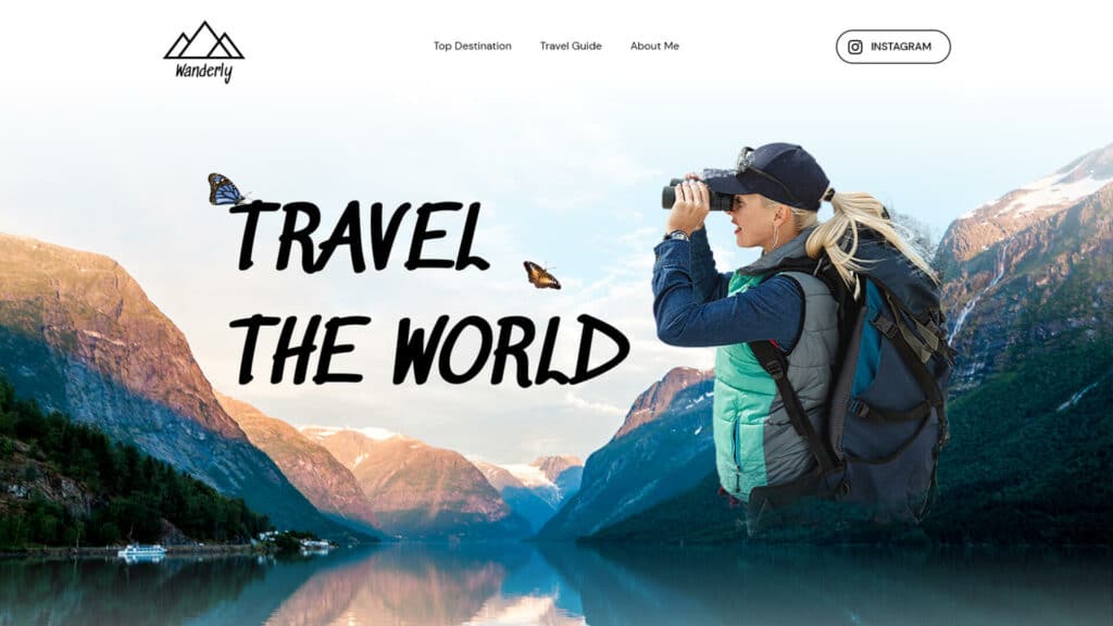 How To Create Your Personal Travel Website In 5 Minutes [No Coding ...