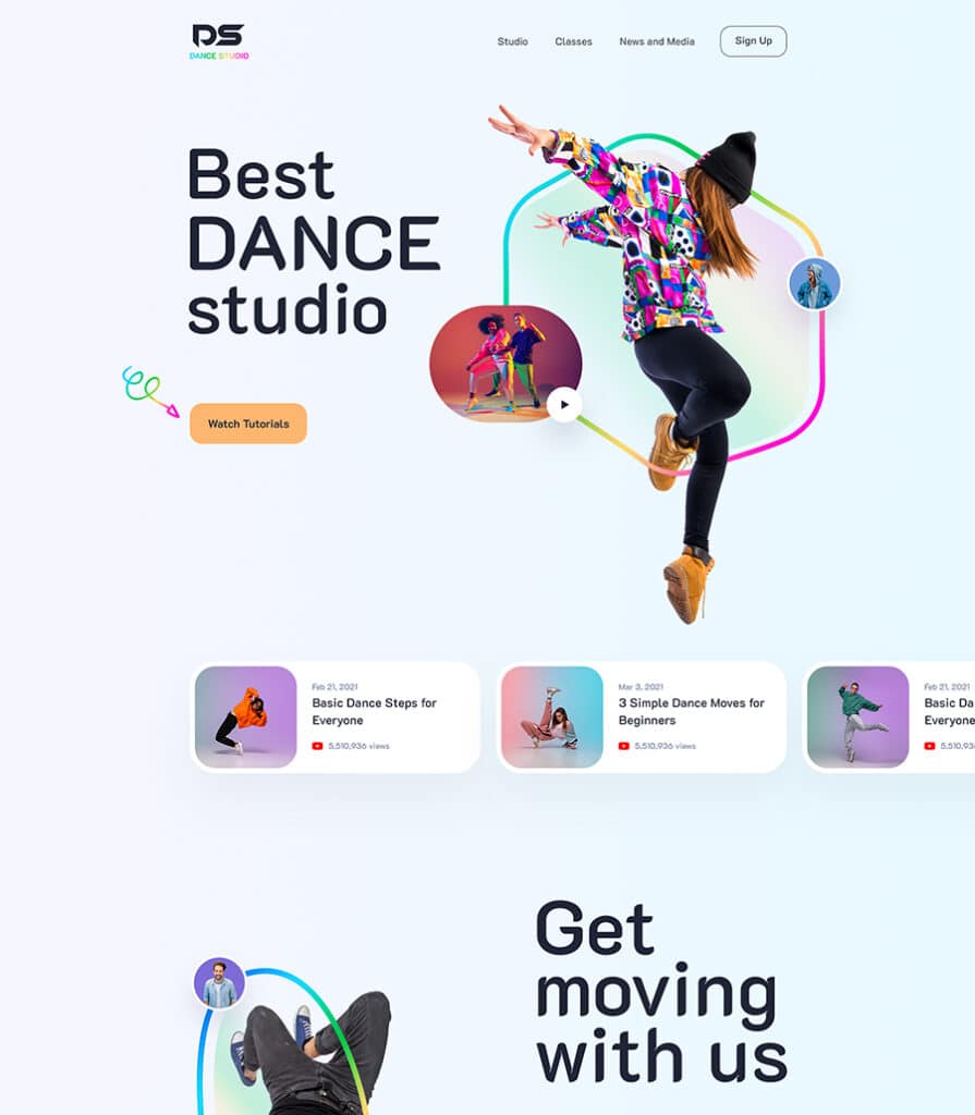 How To Get Dance Website Template For FREE & Create Without Any Coding