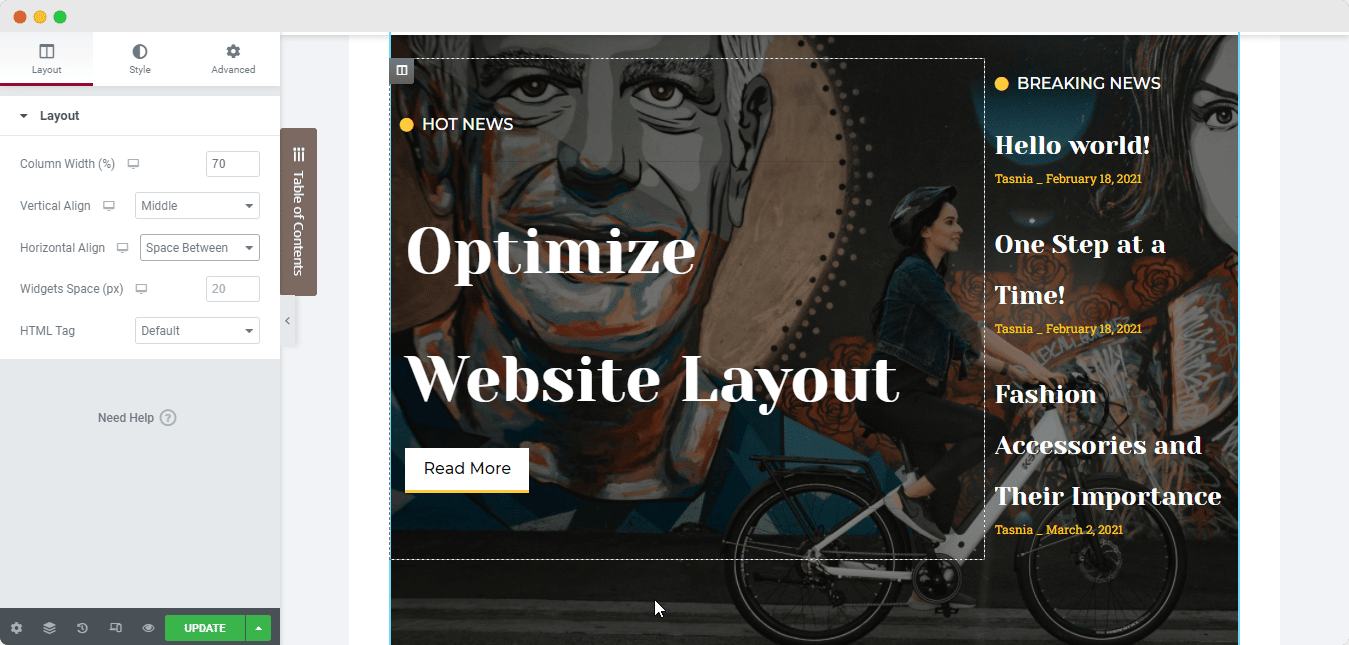 Best Practices To Optimize Website Layout With Elementor