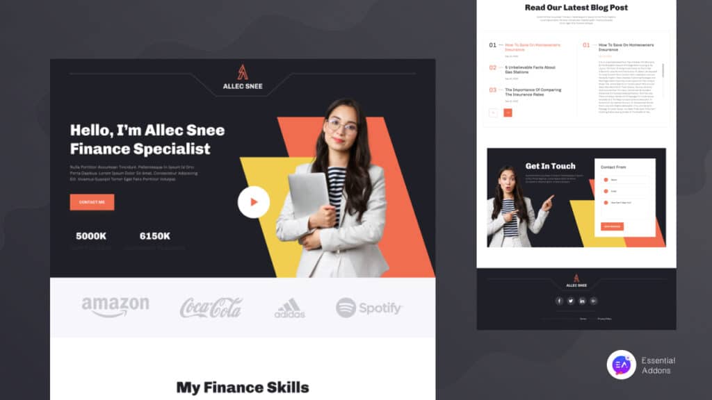 How To Create Your Personal Finance Portfolio Website [2021]