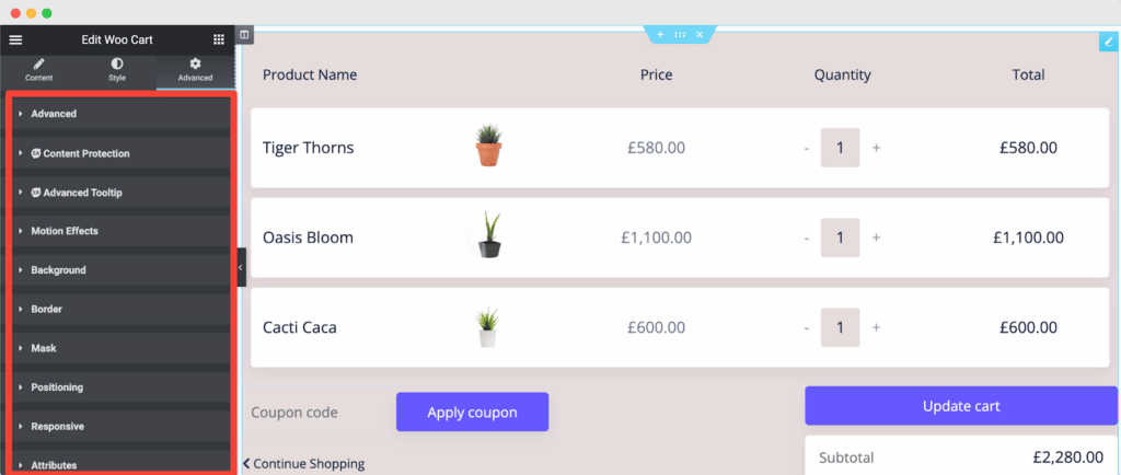 How To Design WooCommerce Cart In Elementor [Without Coding]