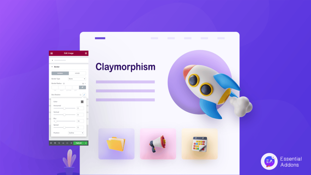 Claymorphism Effect In Elementor What It Is And How To Create One