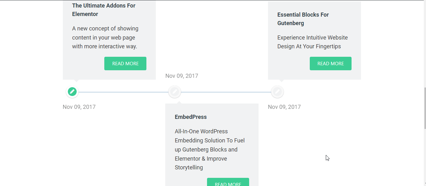 Content Timeline | Essential Addons for Elementor
