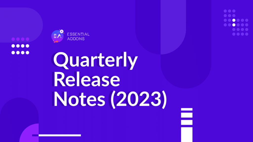 Quarterly Release Notes: EA Business Reviews, SVG Draw Widget & More ...