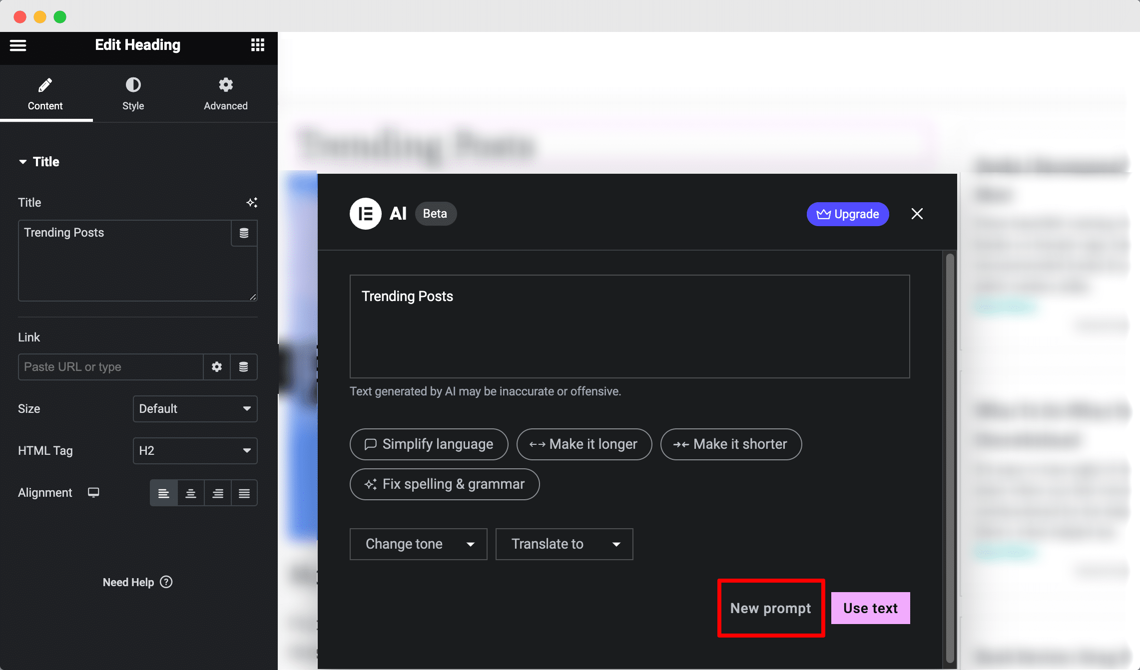 Elementor AI: How to Use it & Transform The Way You Design Websites ...