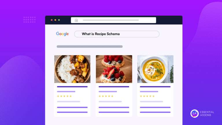 What Is Recipe Schema For WordPress & How To Add It? | Essential Addons for Elementor