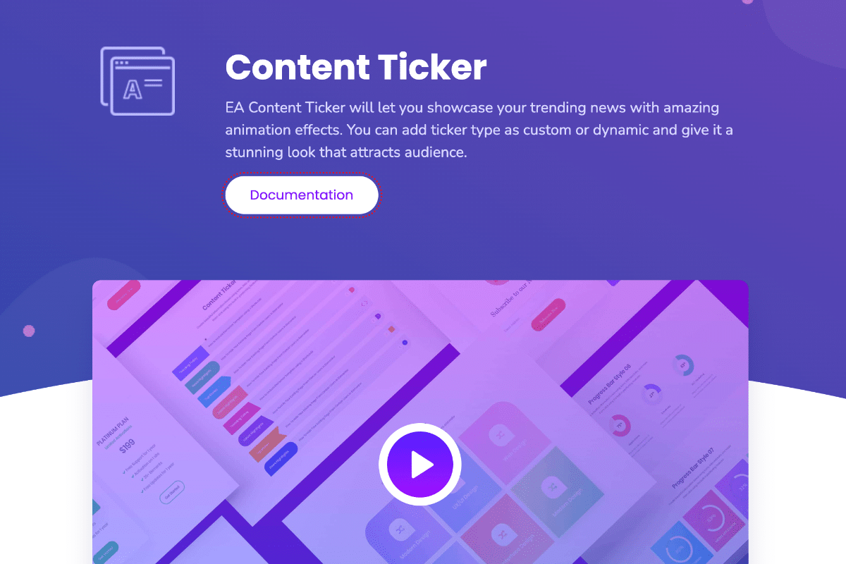 Content Ticker | Essential Addons for Elementor