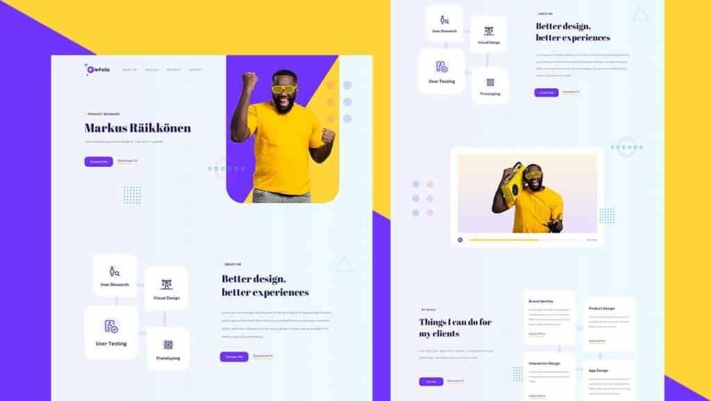10 Web Design Portfolio Templates That Will Take Your Breath Away ...