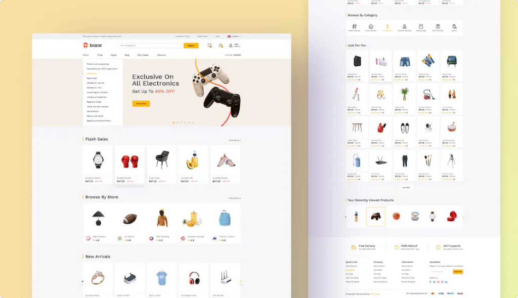 [FREE & Premium] 10+ eCommerce Website Templates and Designs for ...