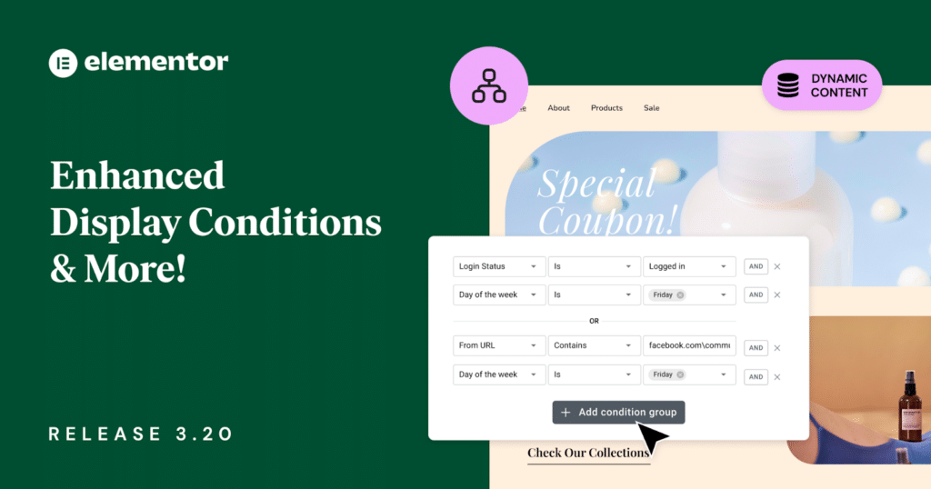 Elementor Display Conditions: How to Give Personalized & Dynamic User Experience | Essential ...
