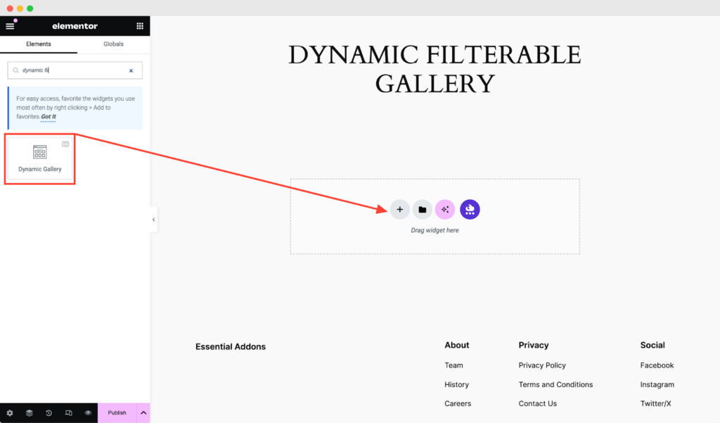 Dynamic Filterable Gallery | Essential Addons for Elementor
