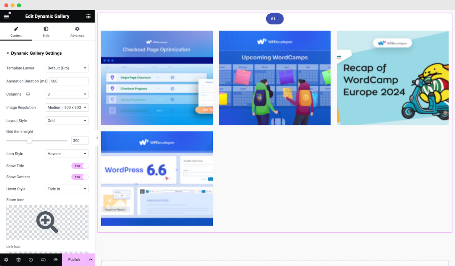 Dynamic Filterable Gallery | Essential Addons for Elementor