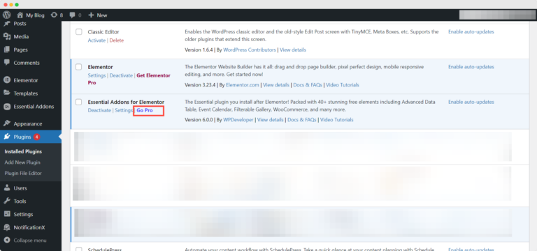 Installing PRO version | Essential Addons for Elementor