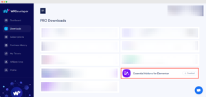 Installing PRO version | Essential Addons for Elementor