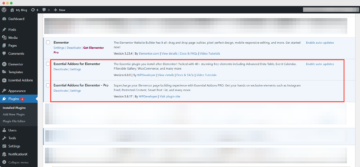 Installing PRO version | Essential Addons for Elementor